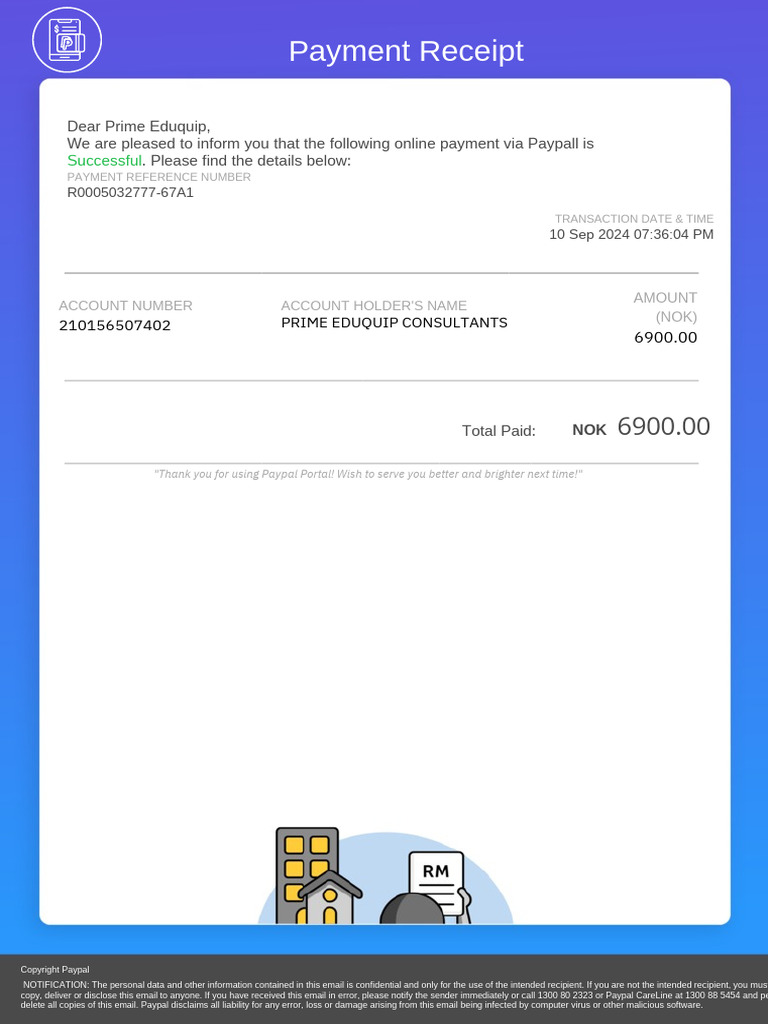 Payment Receipt PDF | PDF