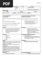 Grade 4 Term 4 AREA and PERIMETER LESSON Plans Combined | PDF | Length ...