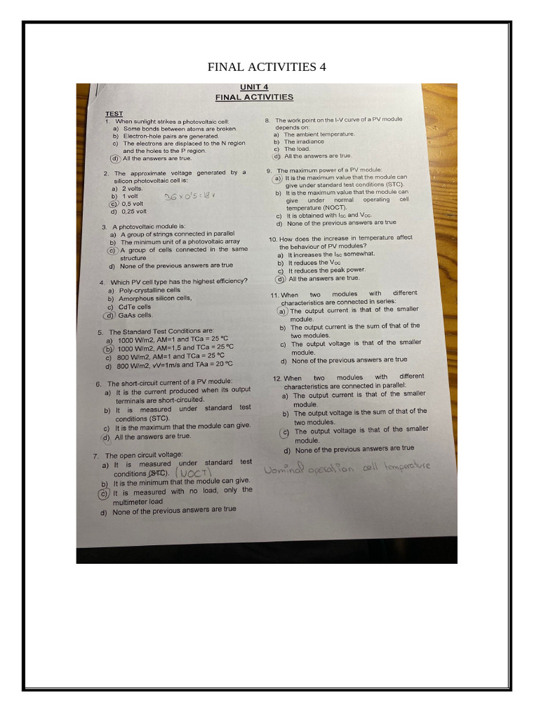 Final Activities 4 | PDF