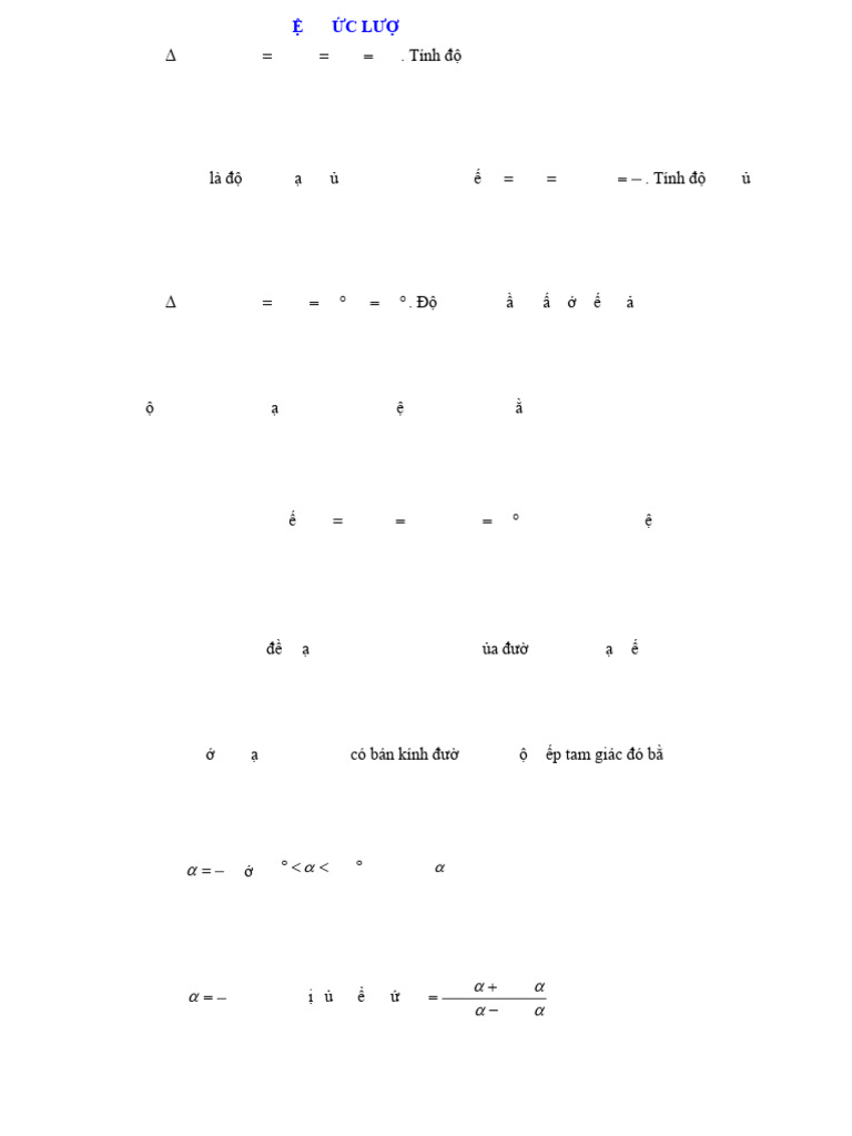 10A9 ÔN TẬP HK HỆ THỨC LƯỢNG TRONG TAM GIÁC | PDF