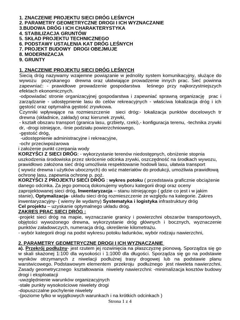 Drogownictwo Moje | PDF