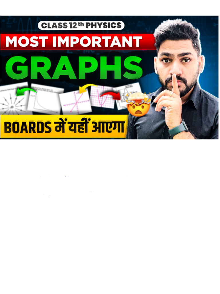 Class 12 Physics Graphs_copy | PDF | Magnetism | Physical Chemistry