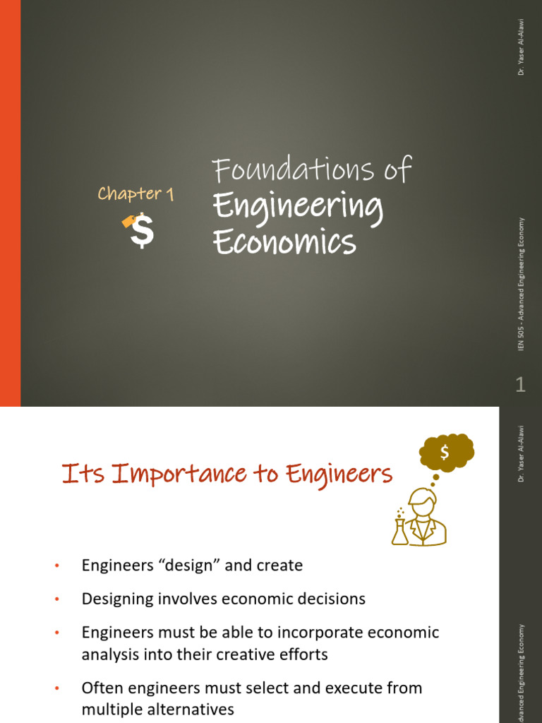 Ch 1 Foundations of Engineering Economics | PDF | Interest | Cost Of Capital