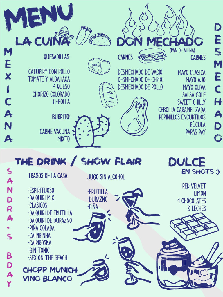 Menu Mami 50 Años | PDF