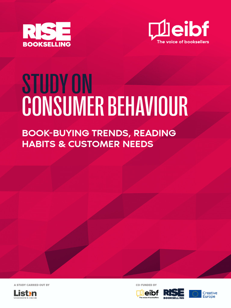 RISE Consumer Study Book Buying Trends Reading Habits Amp Customer ...