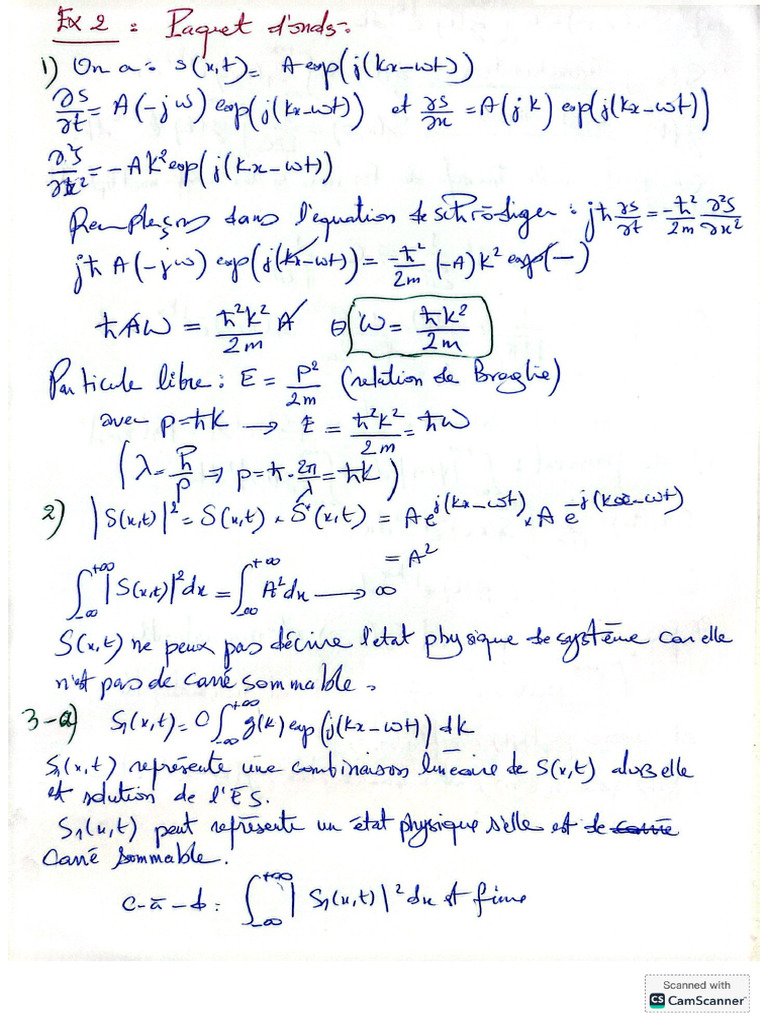 Correction Exercice 2 Serie 2 | PDF