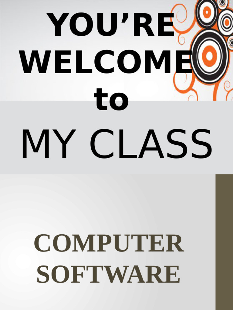 COMPUTER SOFTWARE (LESSON 1) | PDF | Graphical User Interfaces | Software