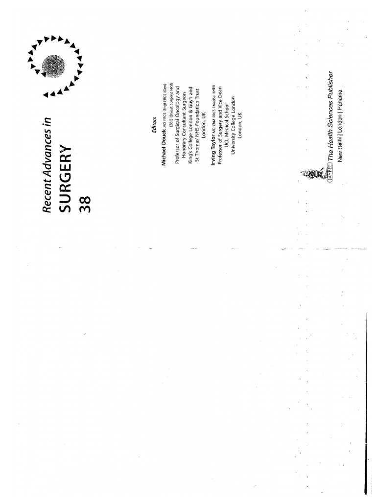 Recent Advances Surgery 38 | PDF