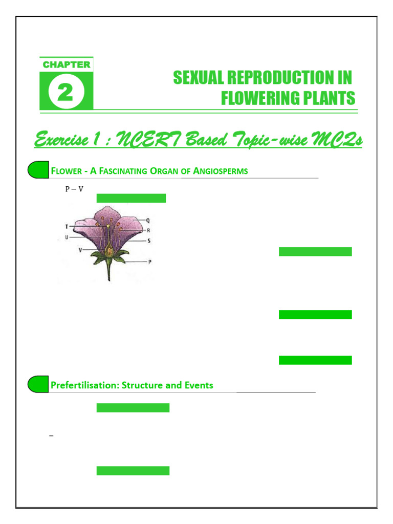 24.sexual Reproduction in Flowering Plants (AutoRecovered) | PDF ...