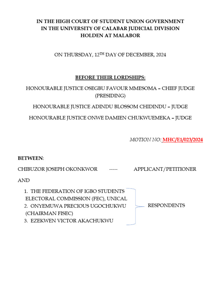 SUG JUDGMENT ON | PDF | Lawsuit | Injunction