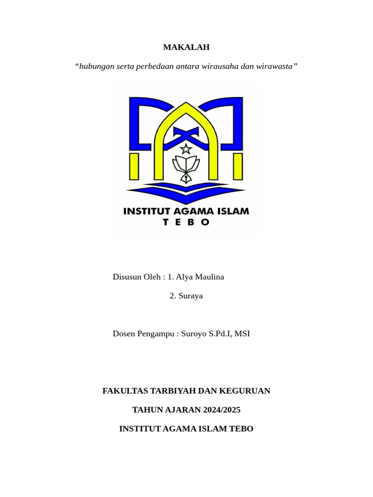 Makalah Alya Maulina Dan Suraya | PDF