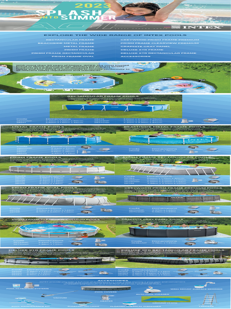 intex-pools | PDF | Materials | Secondary Sector Of The Economy