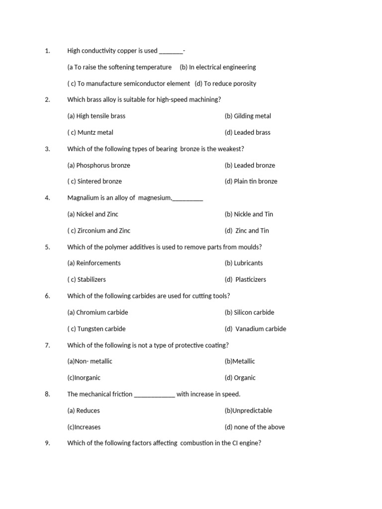 set 3 bcme bit paper | PDF | Internal Combustion Engine | Diesel Engine