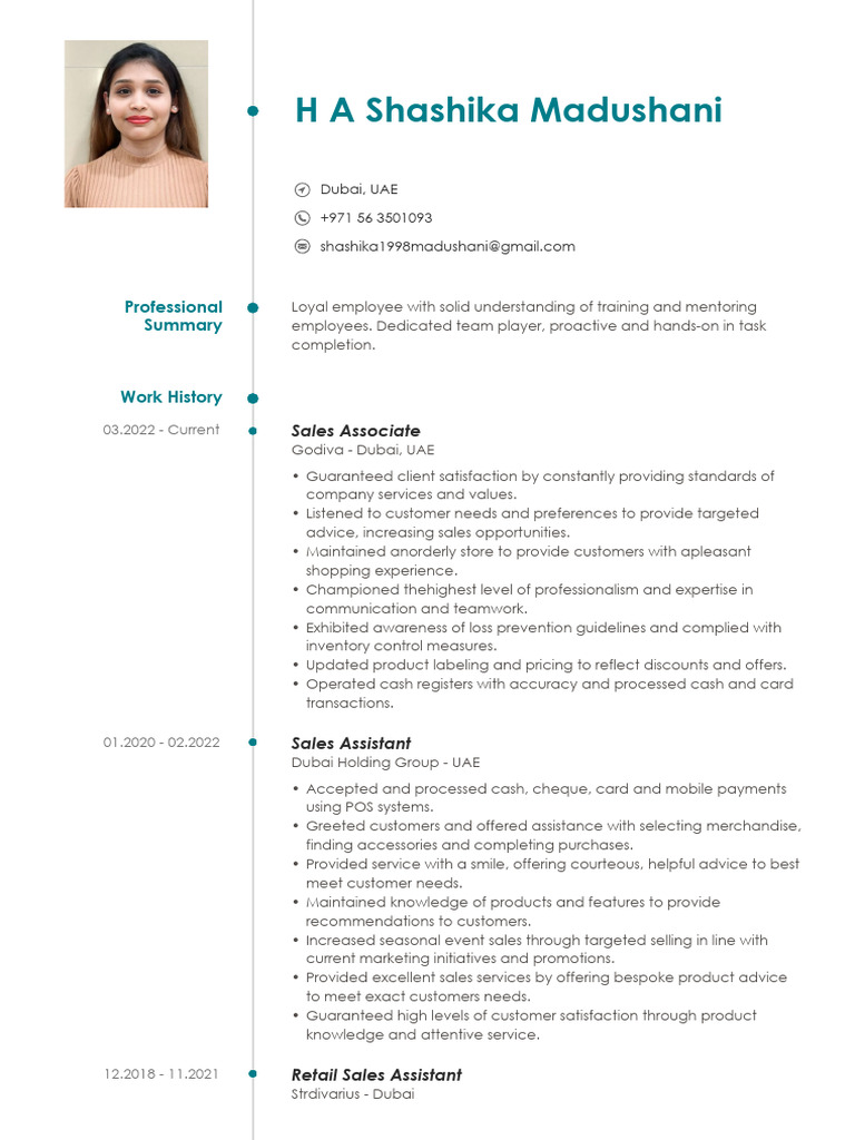 my new cv?♥️ 2 | PDF | Sales | Customer