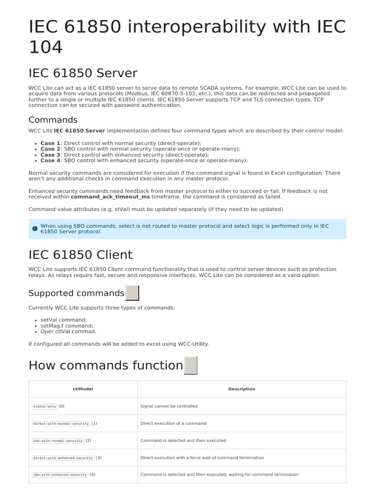 Iec 61850 Interoperability With Iec 104 | PDF | Object (Computer Science) | Network Protocols