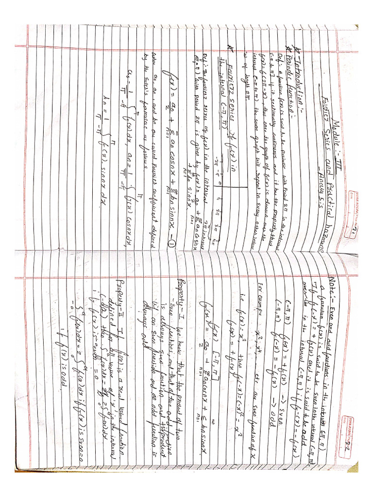 Mat 3 Module 3 Notes Pdf 