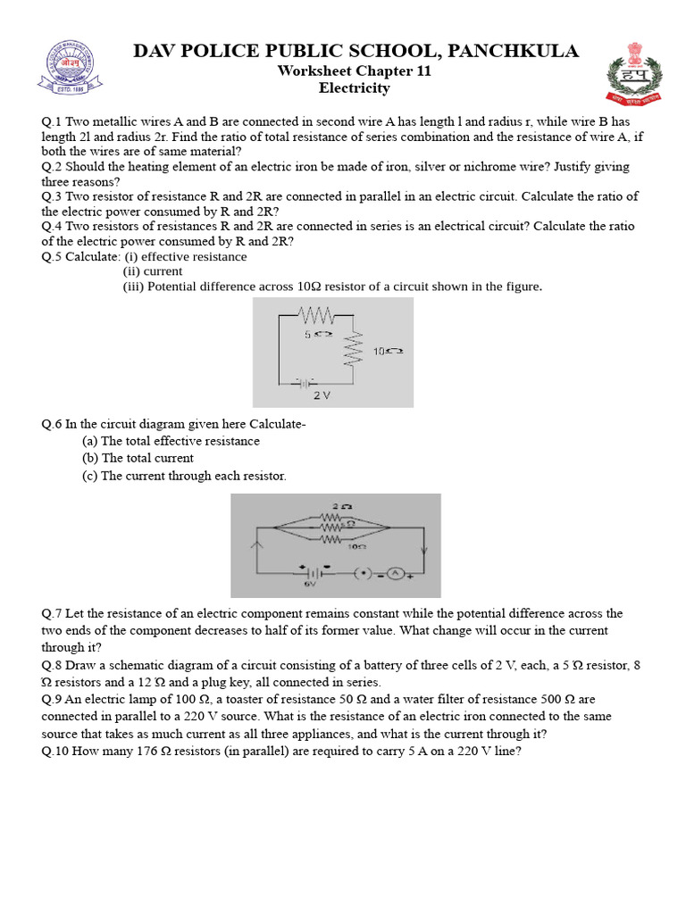 Class X Electricity | PDF