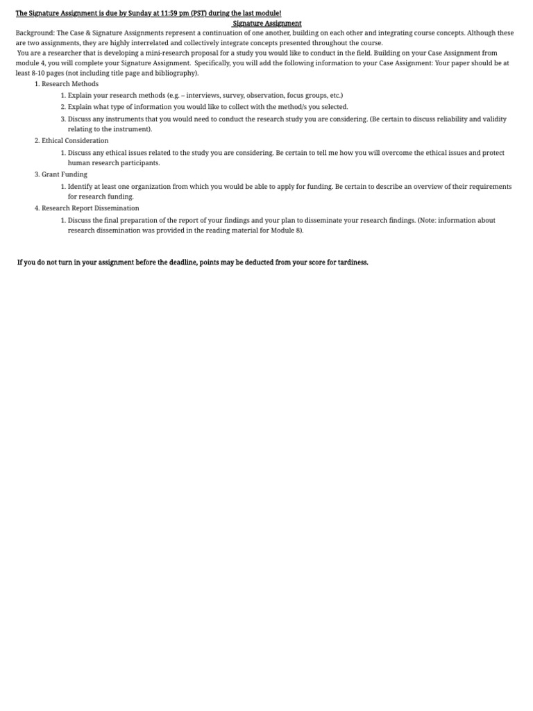 MHS608 - Signature Assignment (1) | PDF