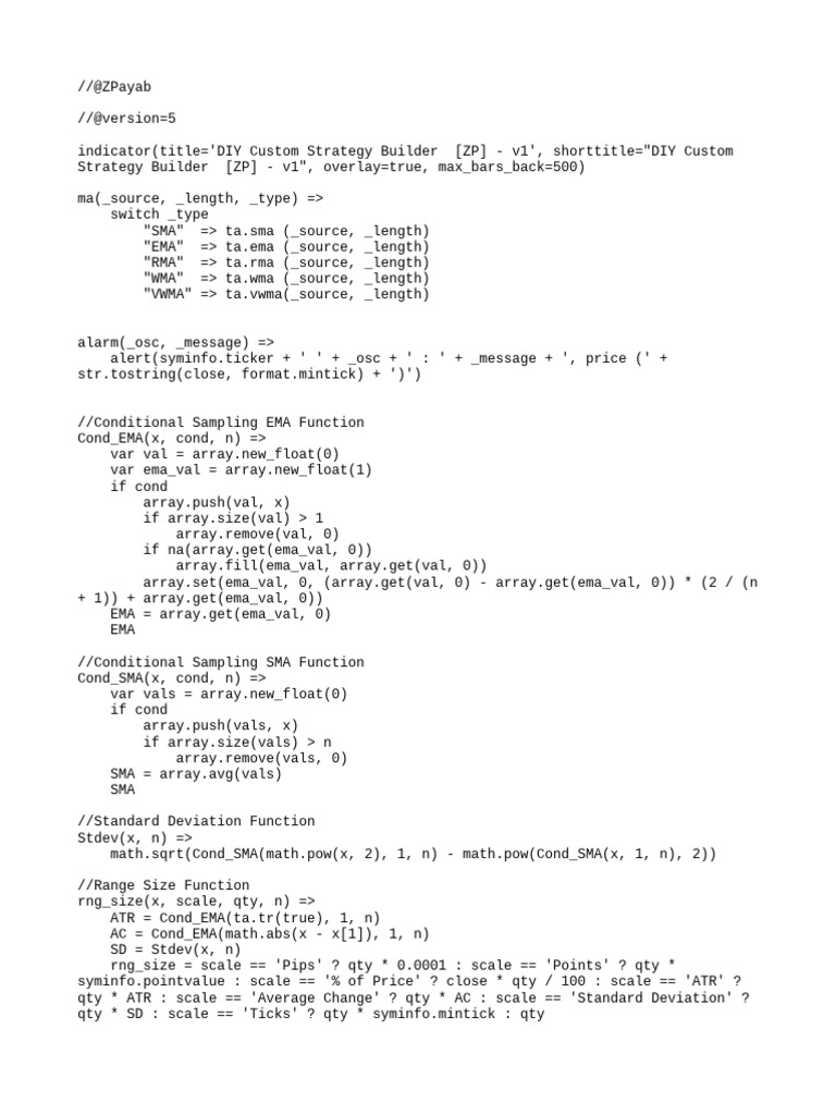 DIY Custom Strategy Builder v1 | PDF | Economic Forecasting | Valuation ...