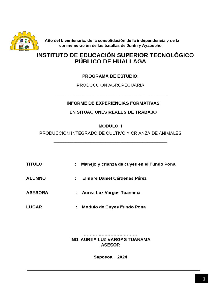 Ok Esquema de Practicas Nuevo Plan | PDF | Conejillo de indias | Pasto