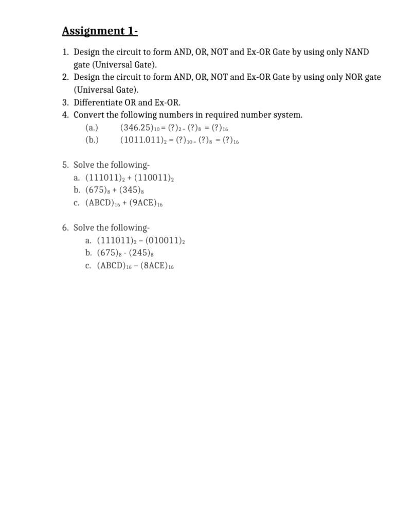 Assignment 1 BCA | PDF