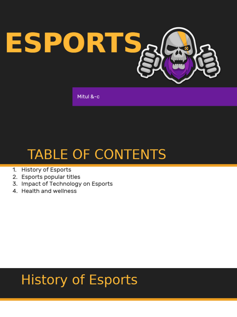 Esports Team Business Plan by Slidesgo | PDF | Planets In Astrology ...