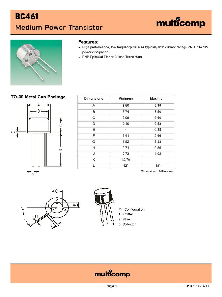 Transistor data | PDF | Bipolar Junction Transistor | Electrical Engineering