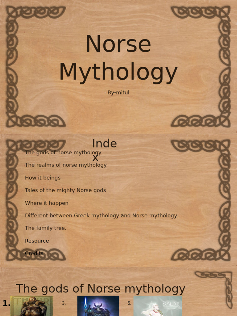 Gods of Norse Mythology by Slidesgo | PDF