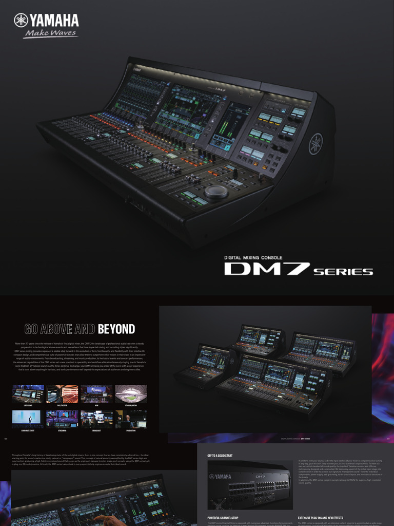 DM7 Brochure en Web | PDF | Electronics | Recording