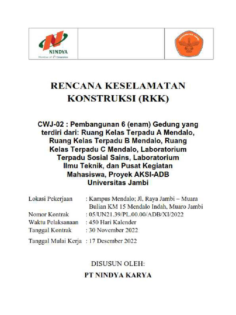 RKK CWJ-02 Universitas Jambi | PDF