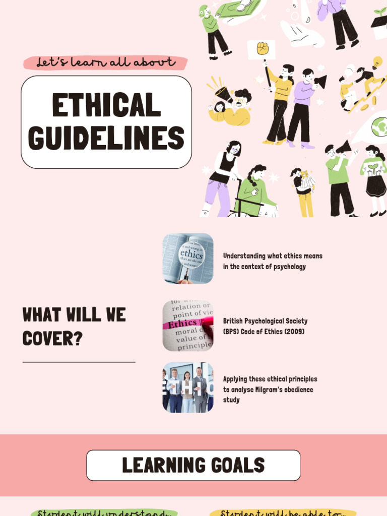 Ethical Guidelines in RESEARCH | PDF | Informed Consent | Psychology