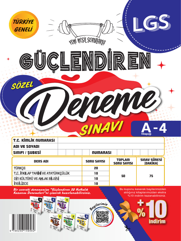 8.sınıf Kurumsal Deneme 4 Sözel | PDF