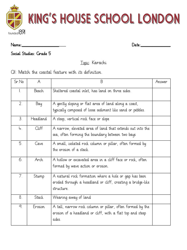 Grade 5 Socail Studies | PDF
