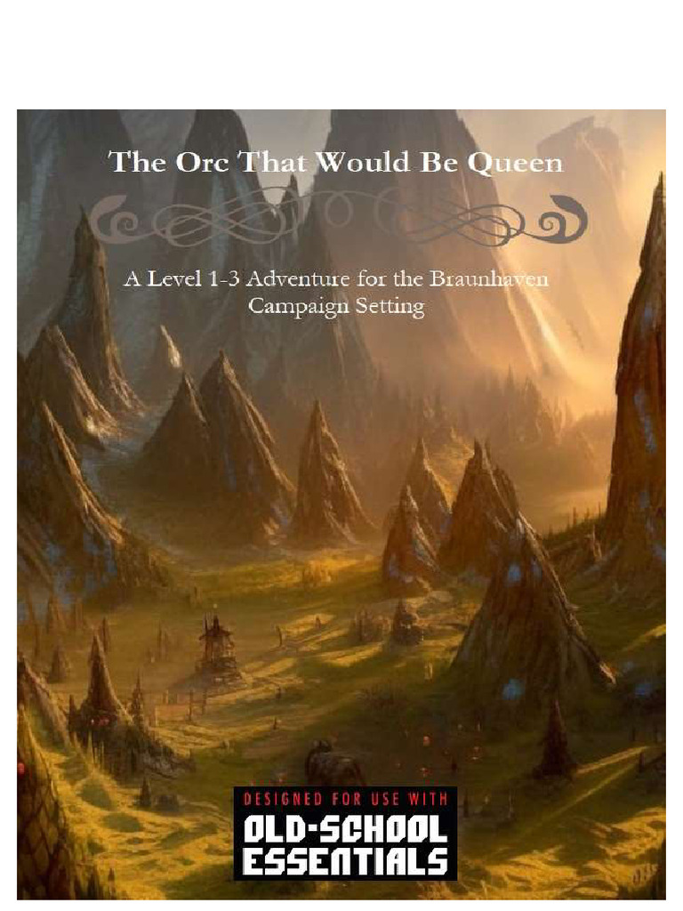 The Orc that Would be Queen (OSE) | PDF