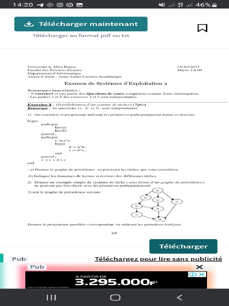 Système D'exploitation | PDF