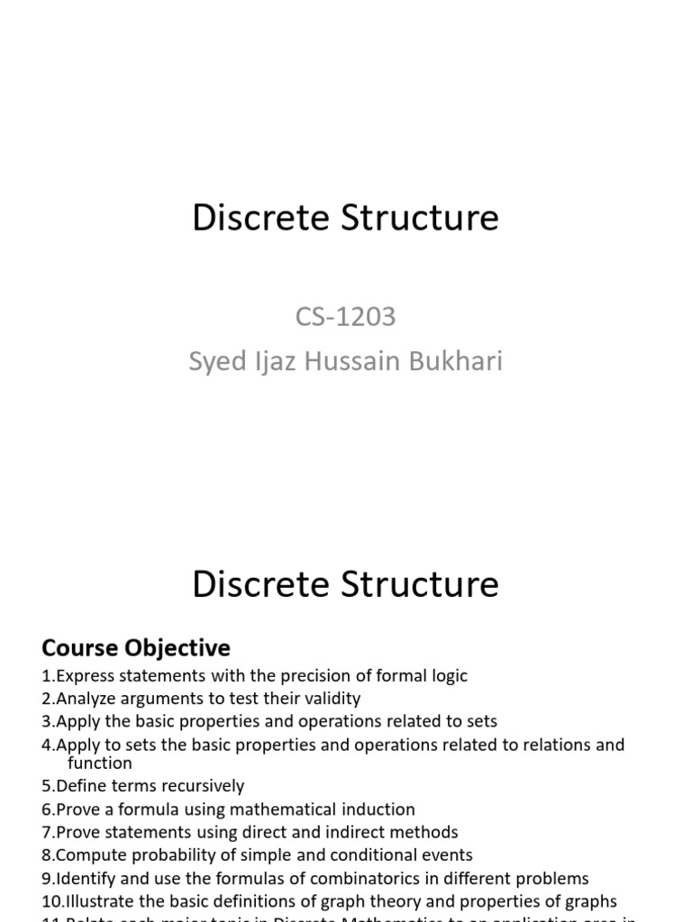 Discrete Structures: Logic & Applications | PDF | Theorem | Argument