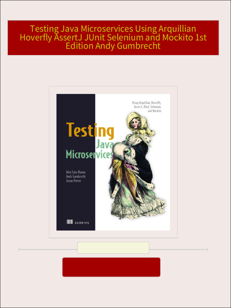 Download Full Testing Java Microservices Using Arquillian Hoverfly ... Download Full Testing Java Microservices Using Arquillian Hoverfly ...