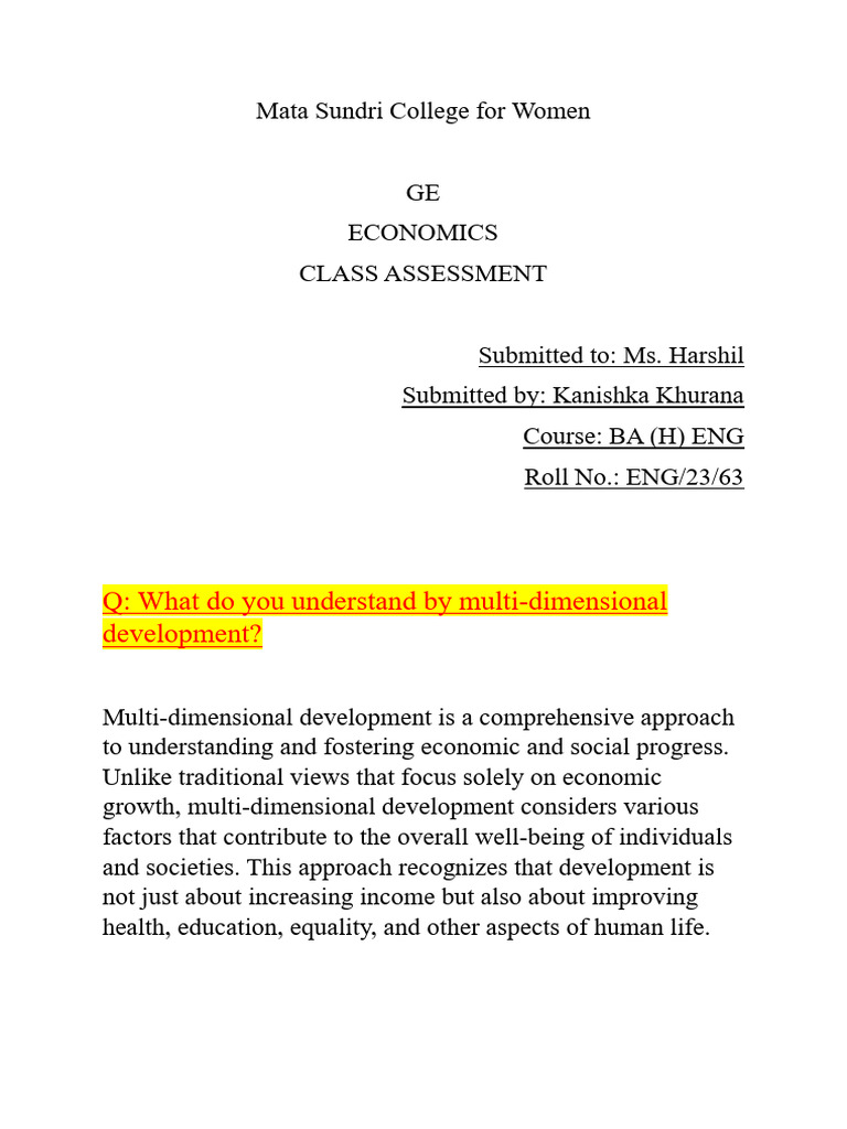 Kanishka Khurana Eng-23-63 Ge Ca | PDF | Economic Inequality | Discrimination & Race Relations