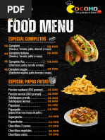 Menú y Precios de Frisby en Colombia | PDF