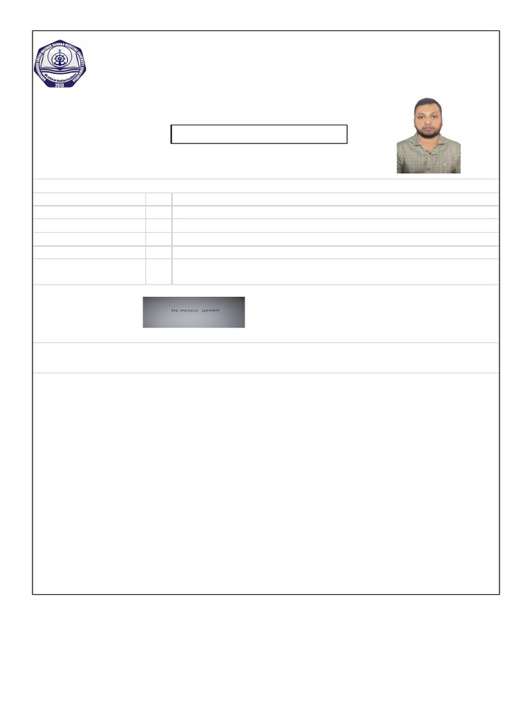 BSMR Maritime University Admit Card 2024 | PDF