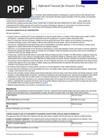 Invitae - FM104 - Invitae - Patient - Consent - Form | PDF | Genetic ...