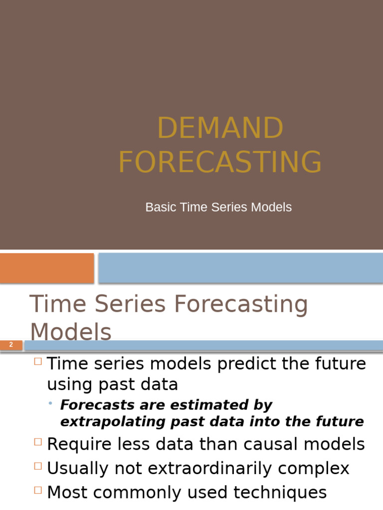 Basic Time Series Forecasting POSTING | PDF | Forecasting | Time Series