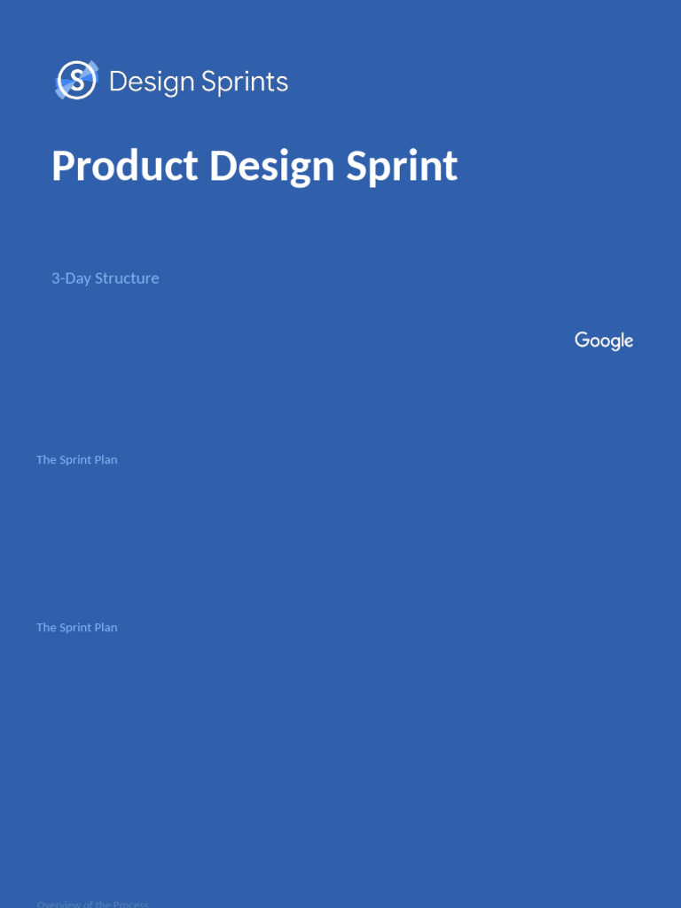 3-Day Design Sprint | PDF | Prototype | Swot Analysis