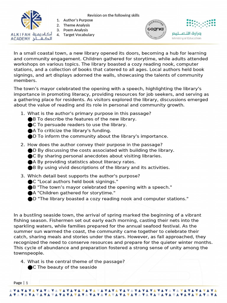Revision Sheet For Quiz 1 | PDF | Libraries