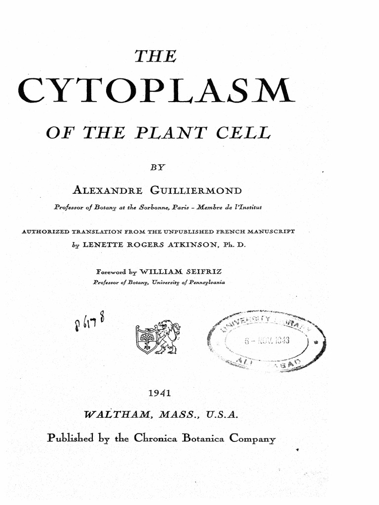 The-Cytoplasm | PDF