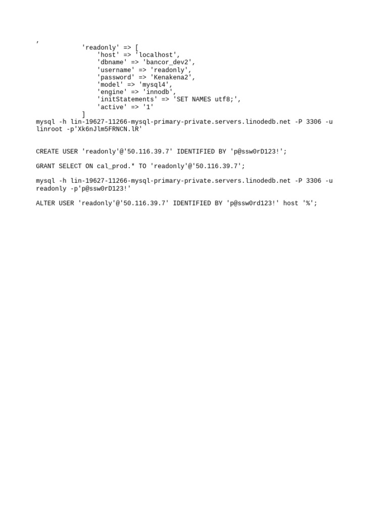 Mysql Prueba 123 | PDF