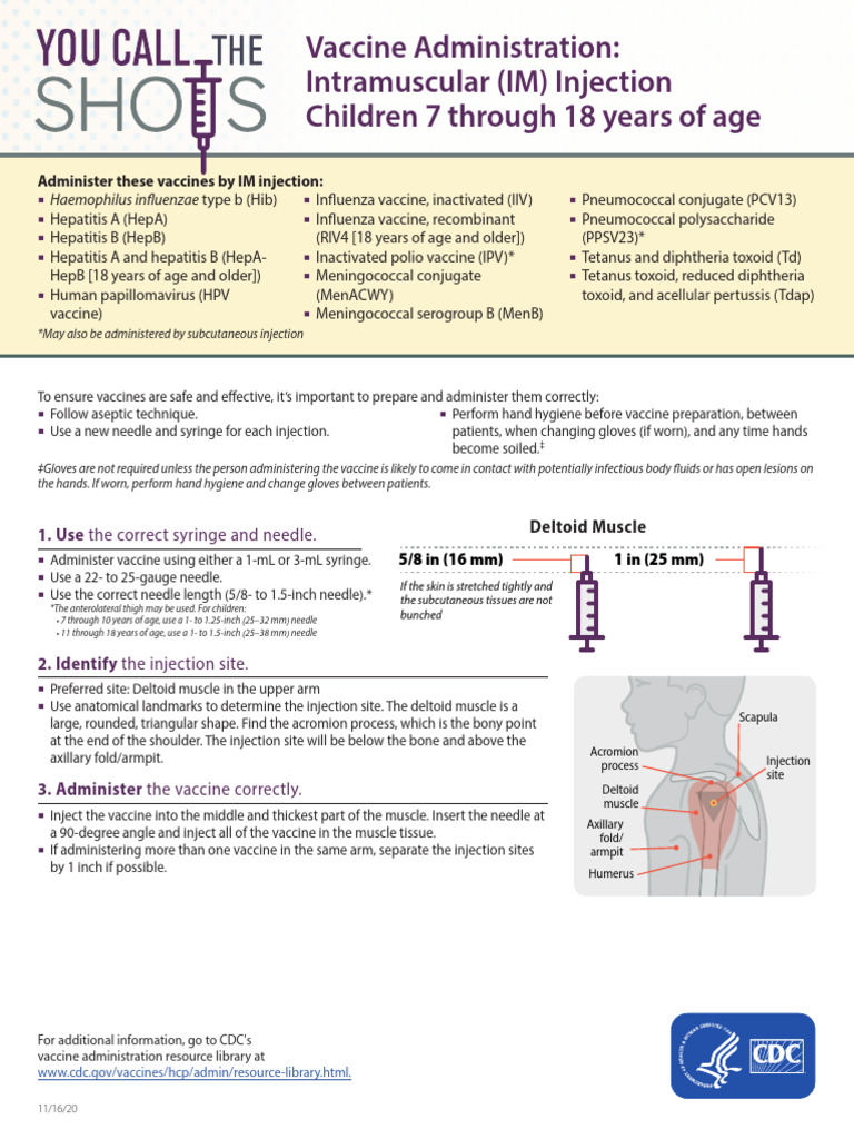 IM-Injection-children | PDF | Injection (Medicine) | Vaccines