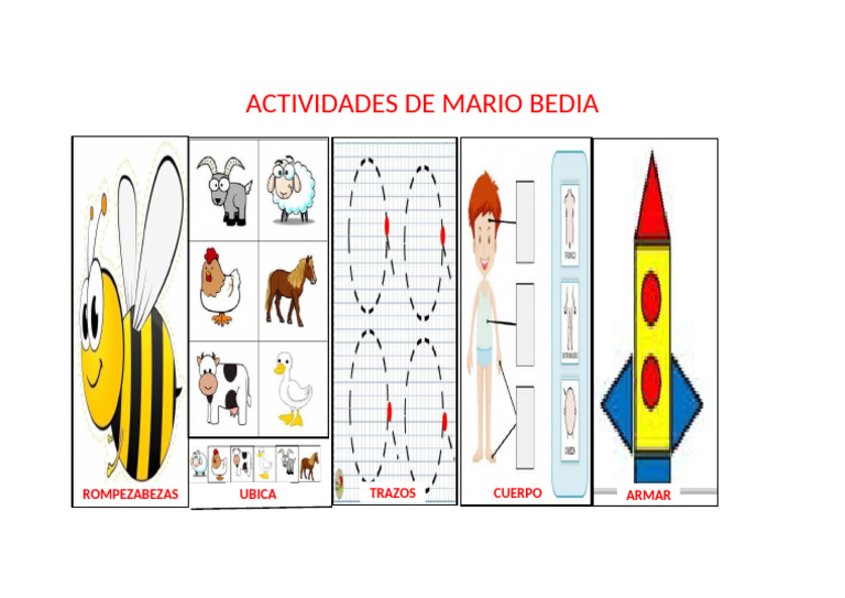 Actividades de Mario Bedia | PDF