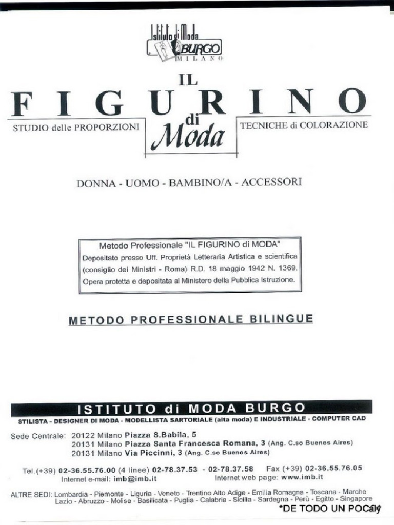 Il Figurino Di Moda | PDF