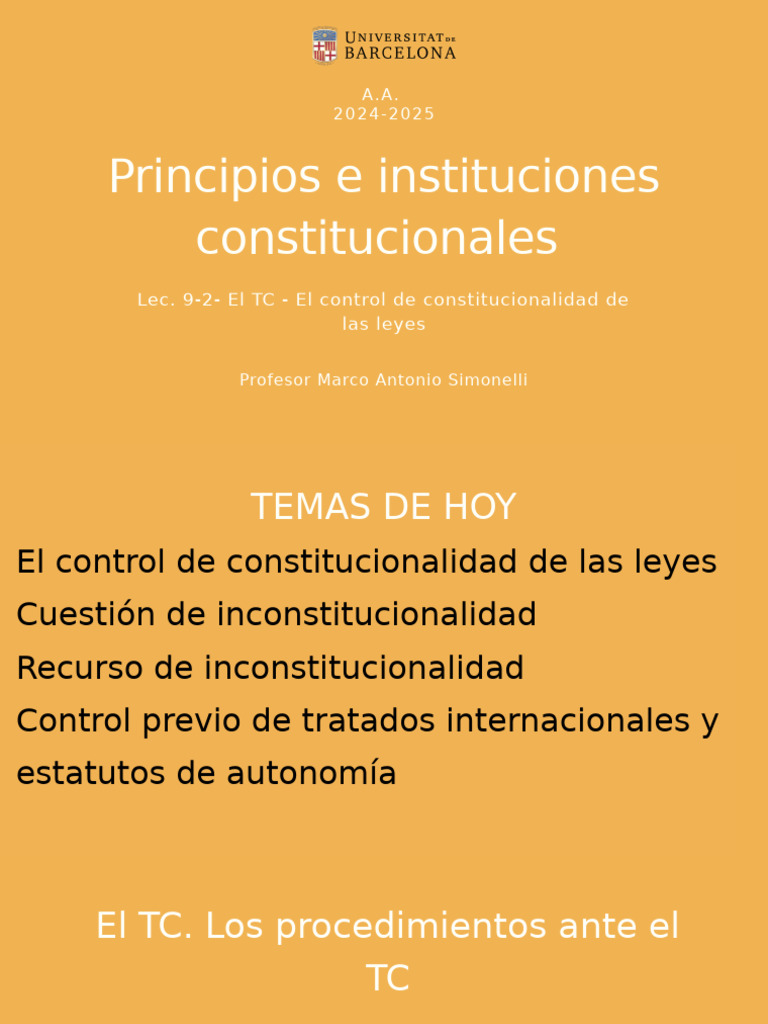 PiC Lec. 9-2 | PDF | Sentencia (ley) | Constitución